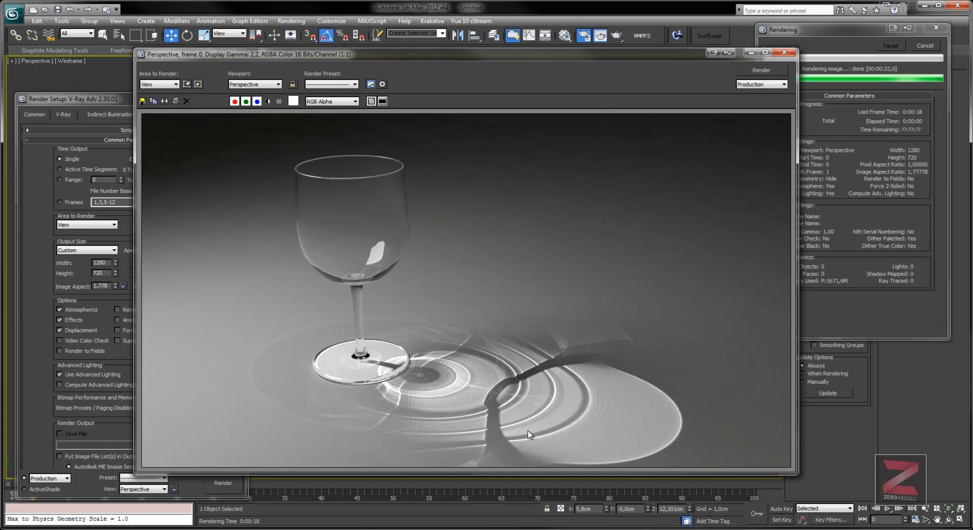 De belles réfractions caustics avec V-Ray | ZEROABSOLU