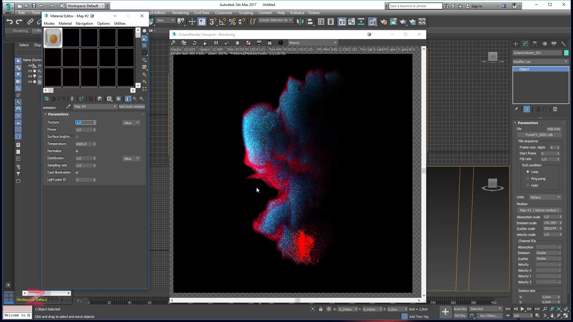 3DS Max / FumexFX / Octane , Volumetric Rendering (quick view) | ZEROABSOLU